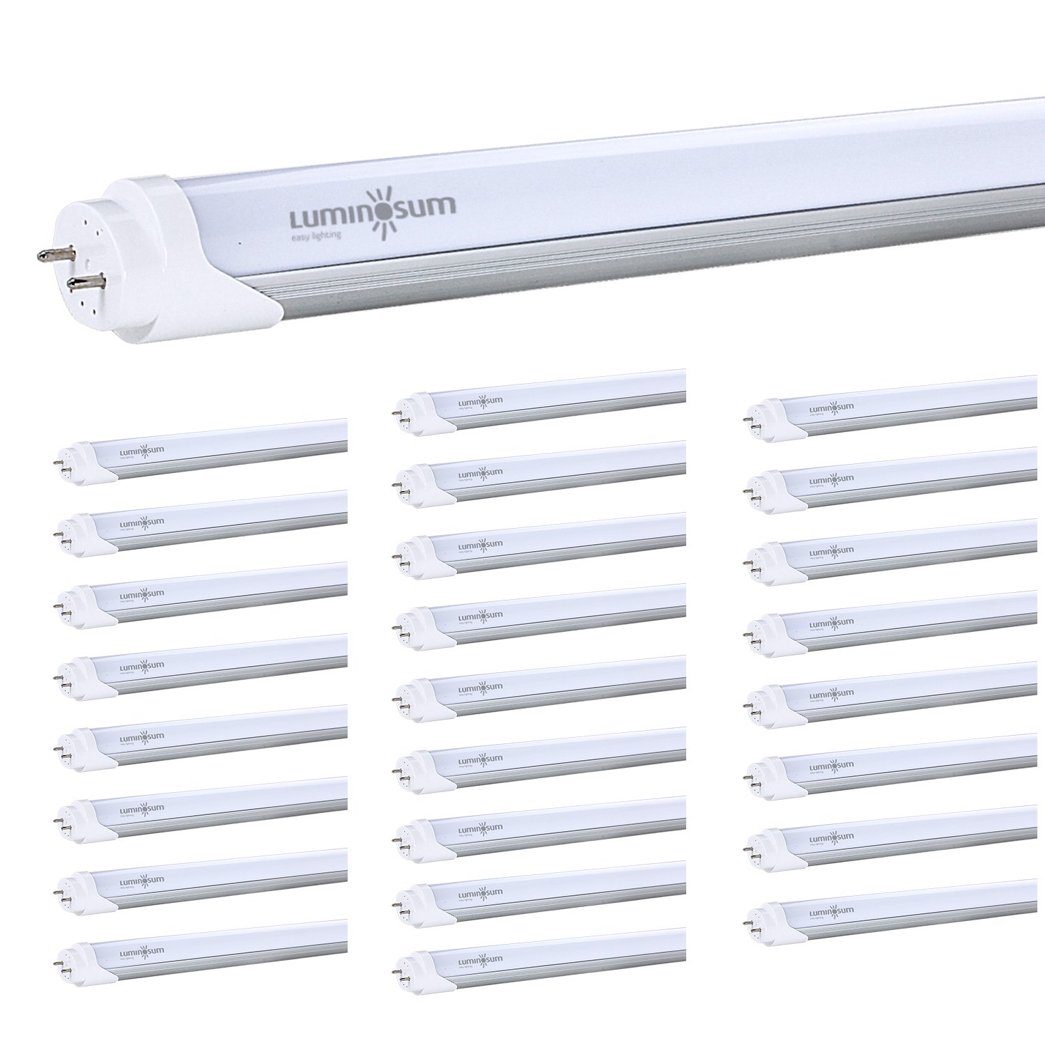4Ft T8 LED Tube Lights Frosted Cover 25-Pack – luminosum.ca